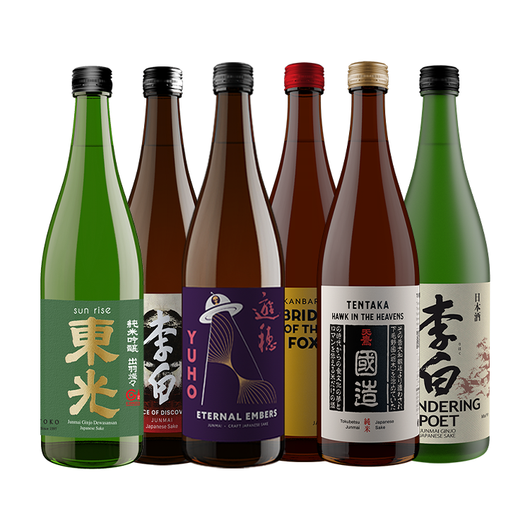 Holiday Food Pairing 6-Pack Japanese Sake – Pourtal